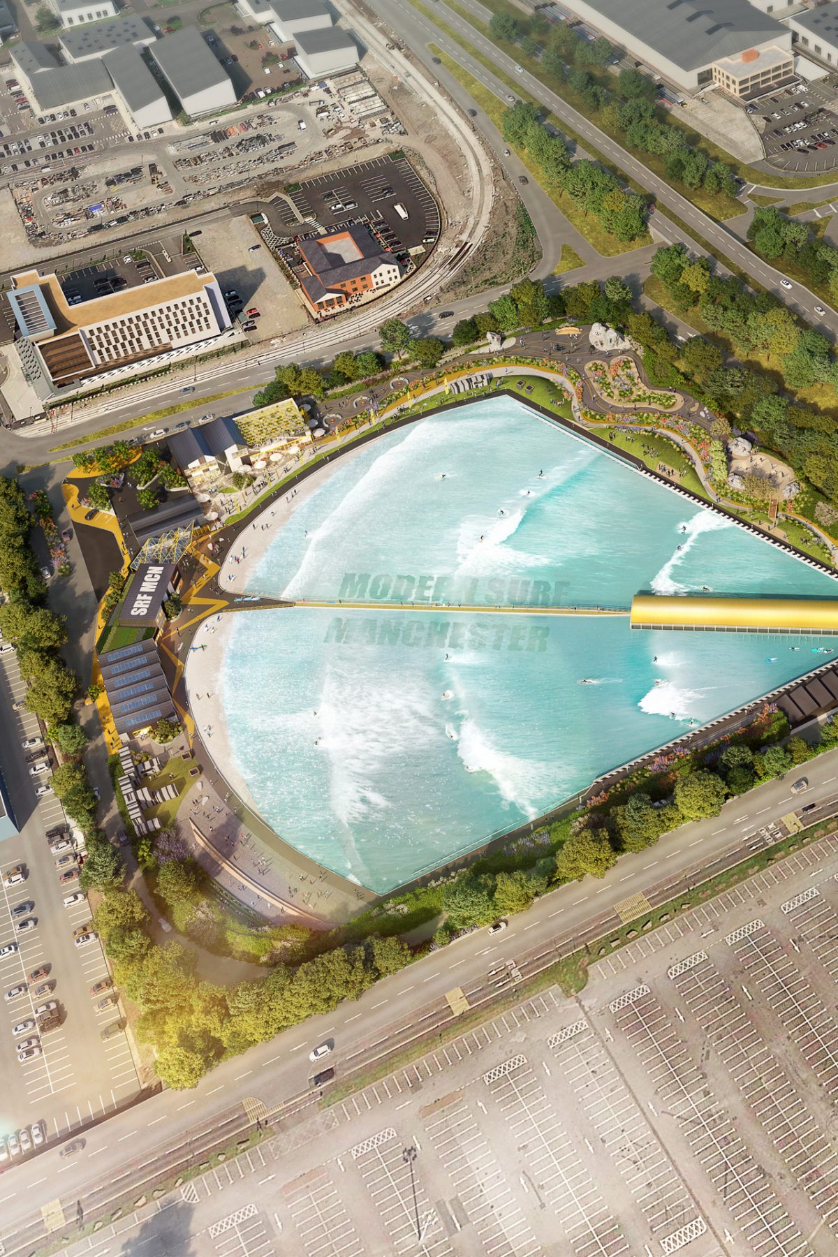 Modern Surf, Manchester - Leslie Jones Architects