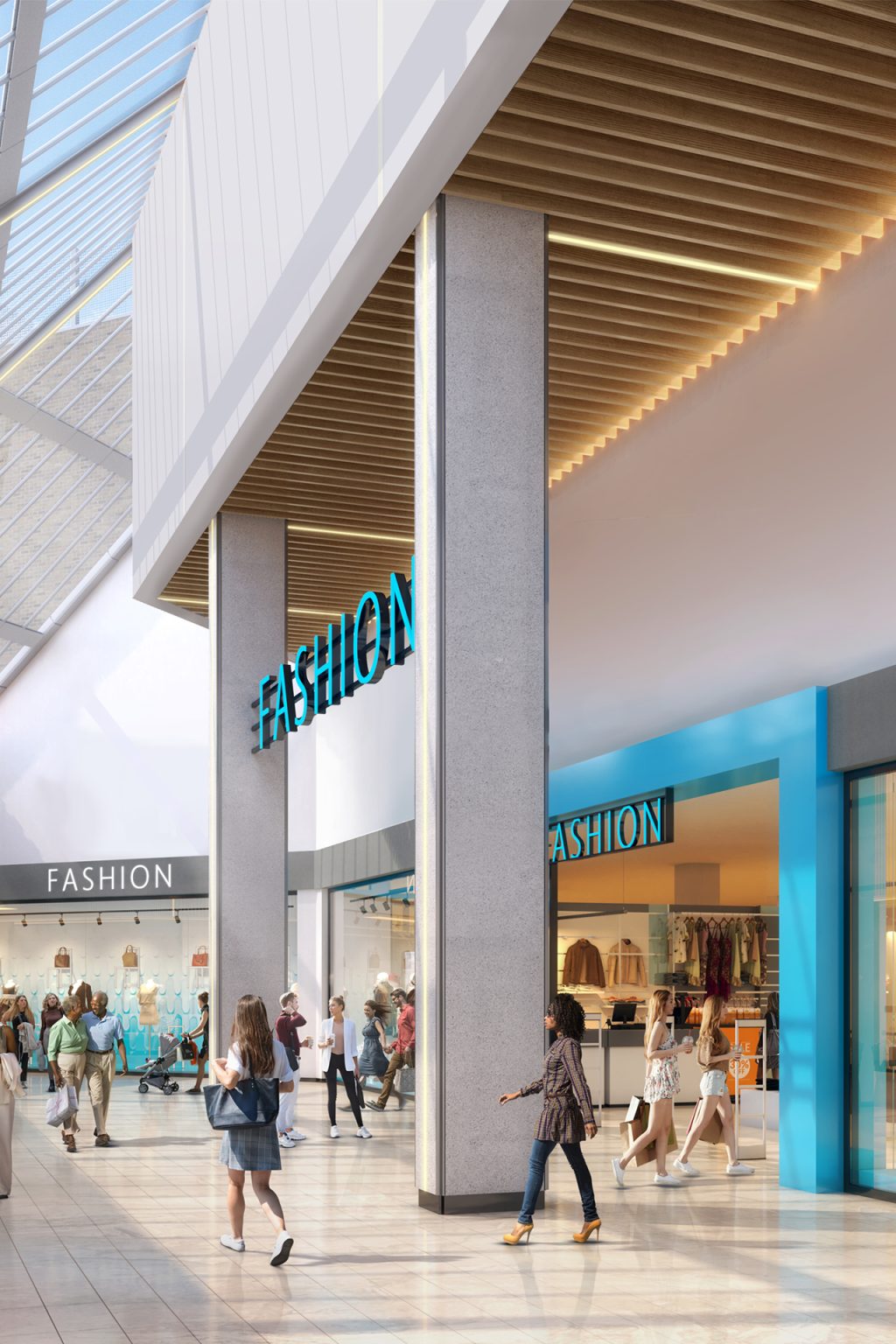 The Ashley Centre Entrance and Malls Refurbishment, Epsom - Leslie ...